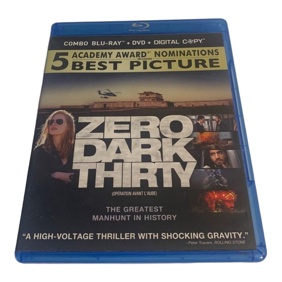 Media | Bluray Dvd Zero Dark Thirty Action Thriller Academy Award ...